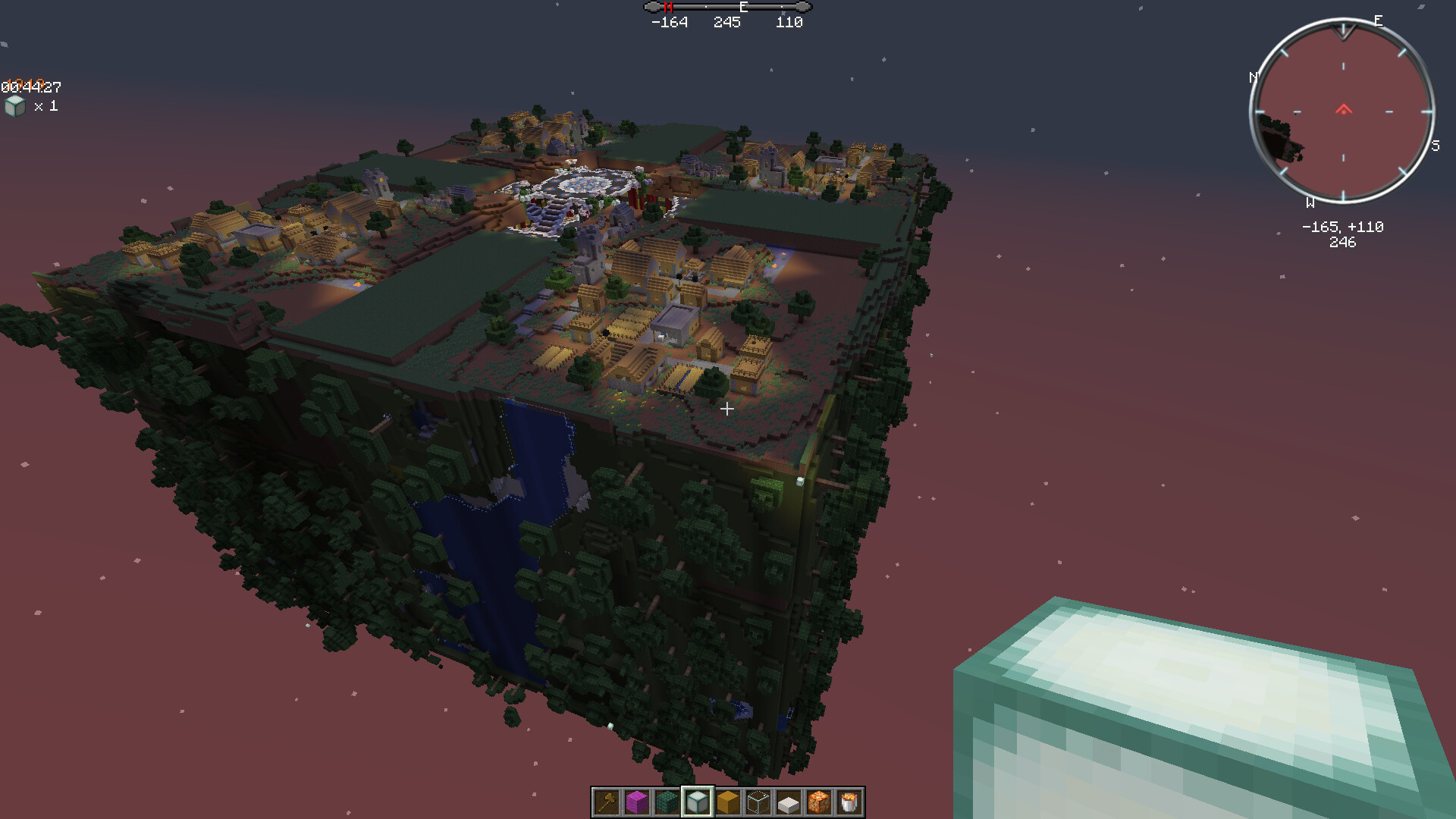Planet Arcadia minigames Hub Minecraft Map