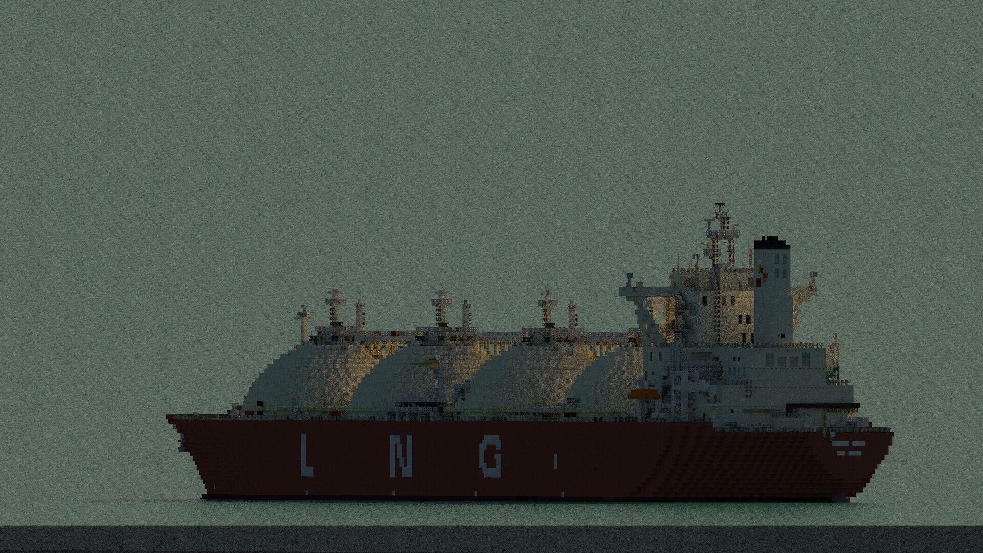 YK SOVEREIGN (LNG TANKER) Minecraft Map