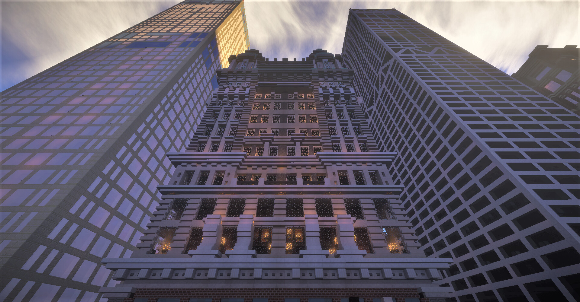 New York historical building Minecraft Map
