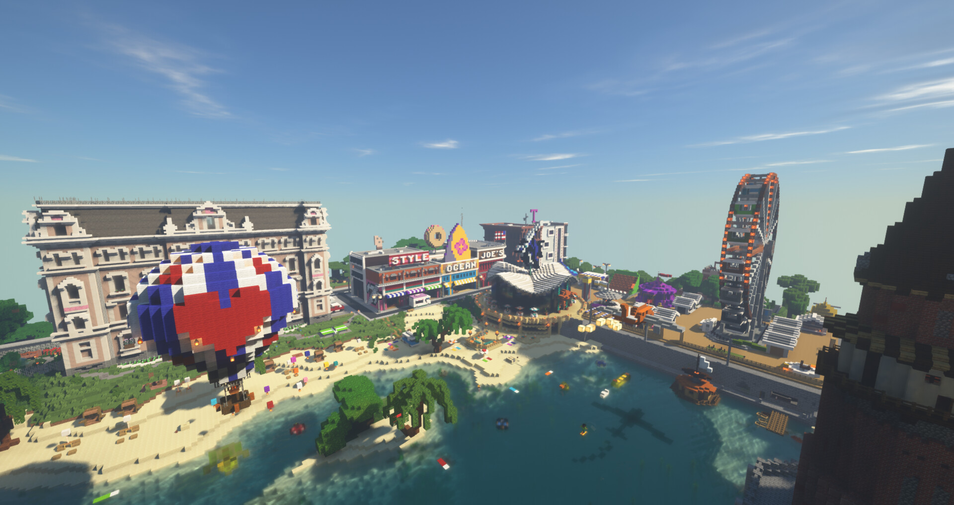 Late Summer Vibes - Beach Showcase Minecraft Map