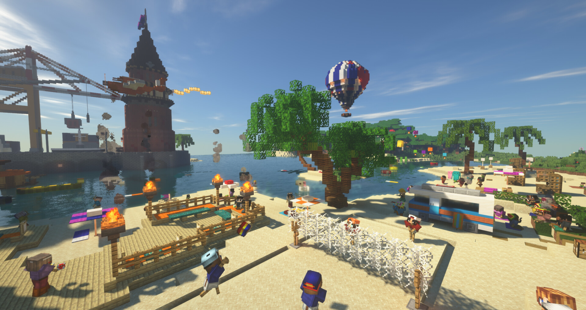 Late Summer Vibes - Beach Showcase Minecraft Map