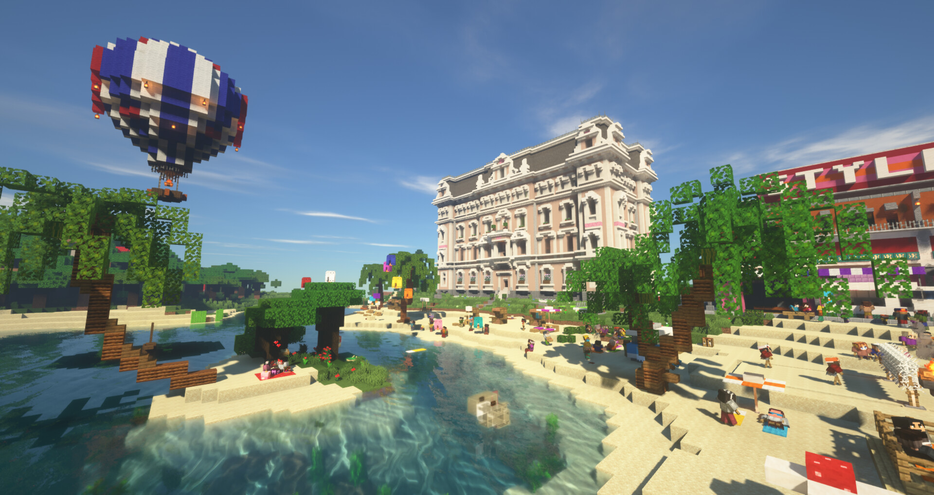 Late Summer Vibes - Beach Showcase Minecraft Map