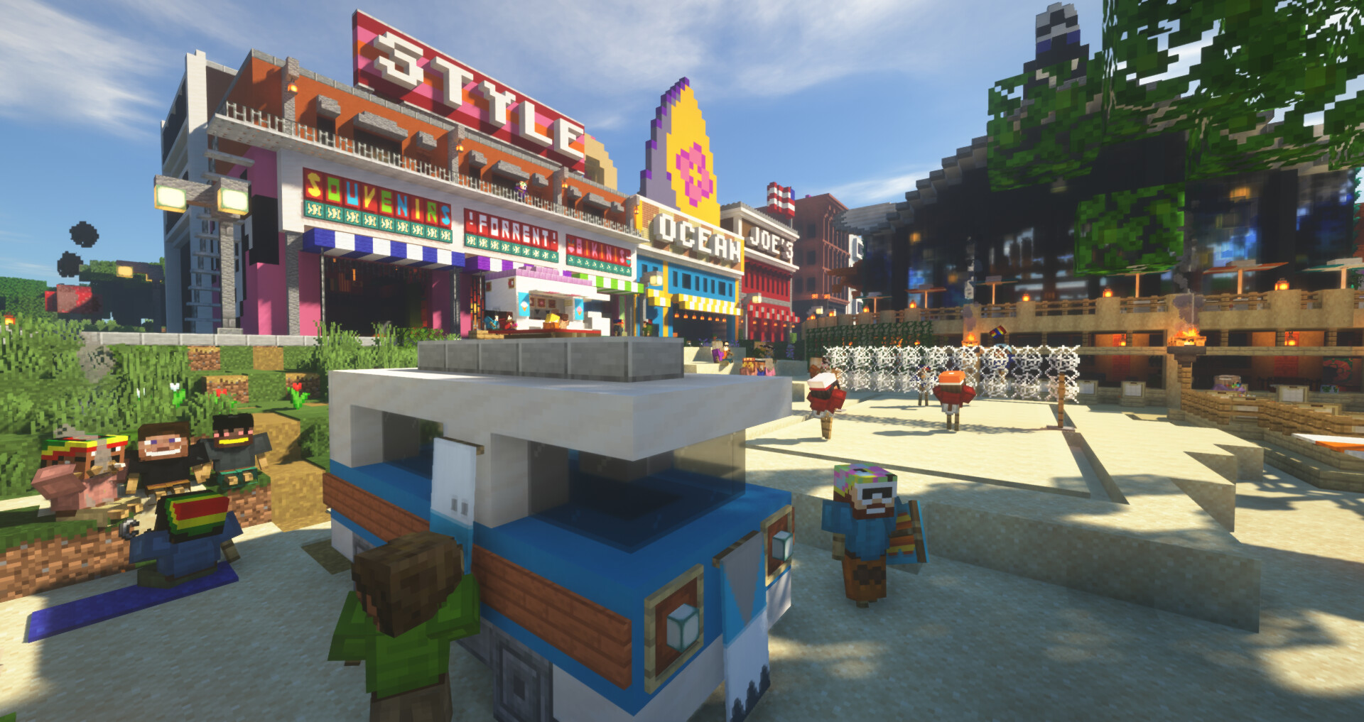 Late Summer Vibes - Beach Showcase Minecraft Map