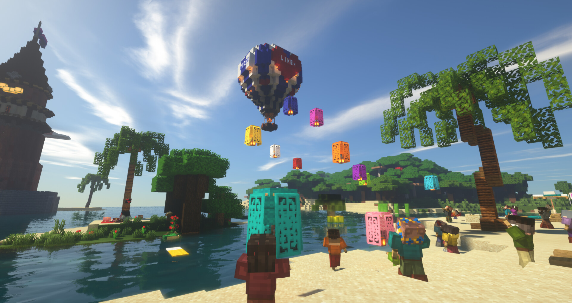 Late Summer Vibes - Beach Showcase Minecraft Map