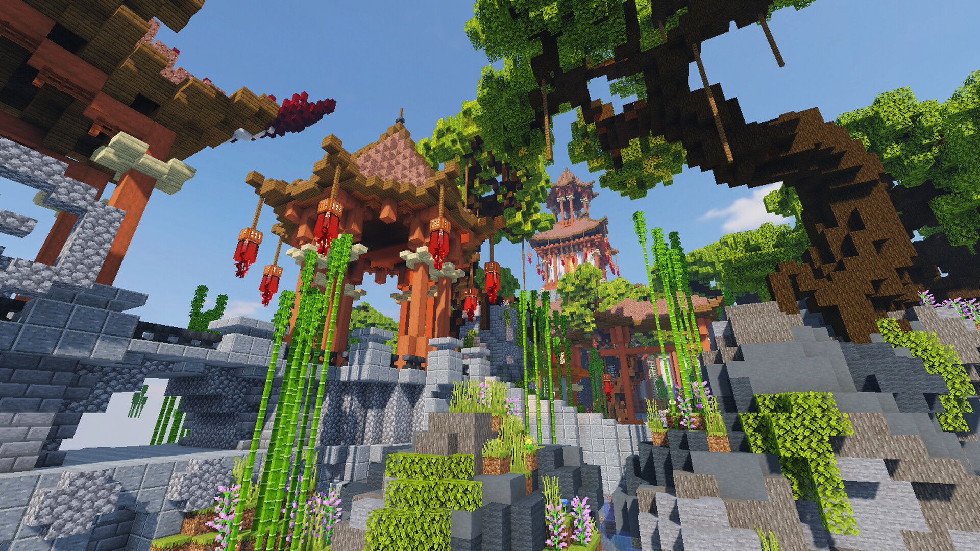 Japan Skyblock Spawn Minecraft Map