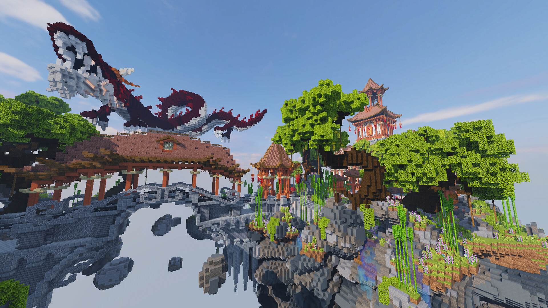 Japan Skyblock Spawn Minecraft Map