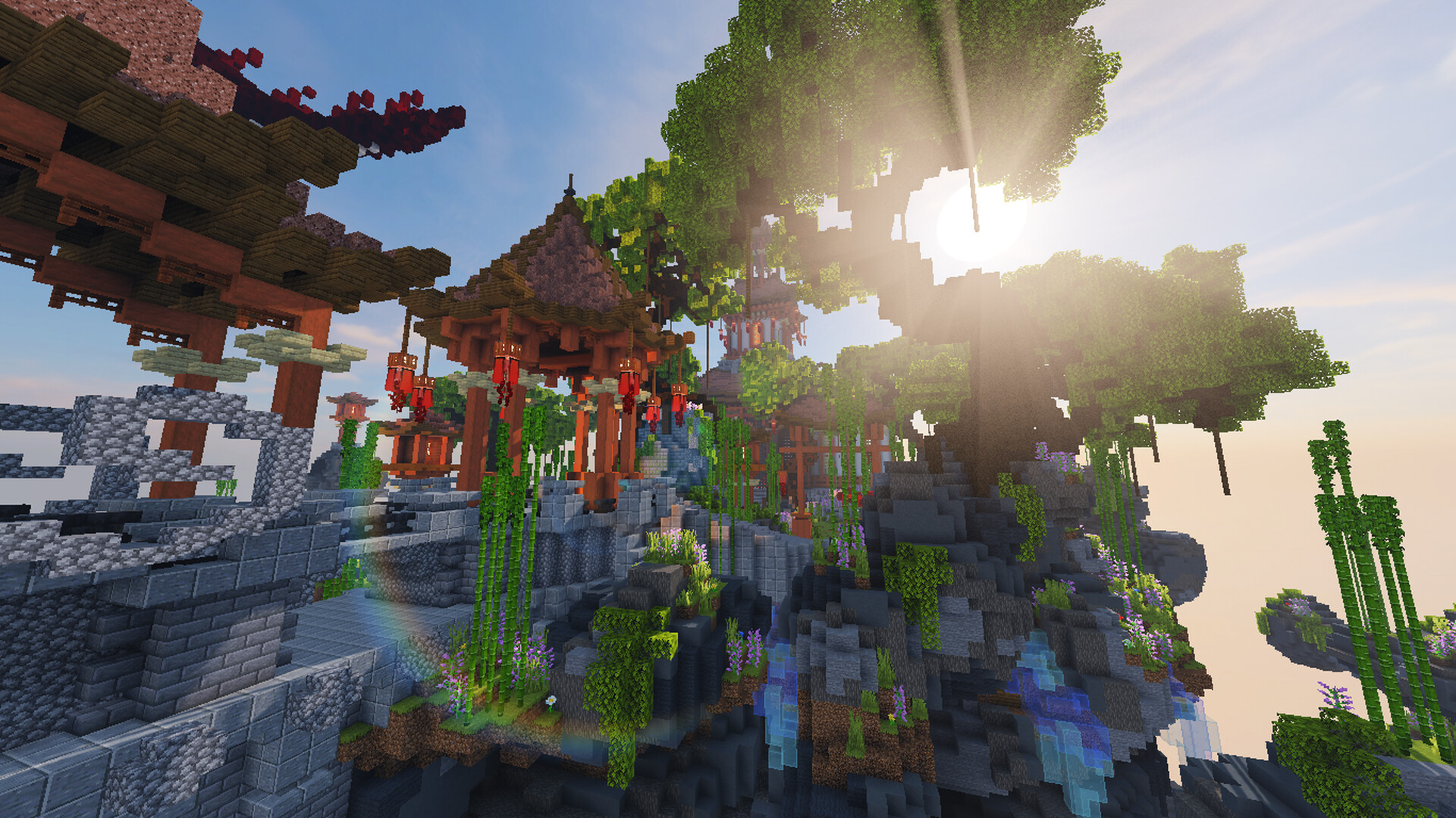 Japan Skyblock Spawn Minecraft Map