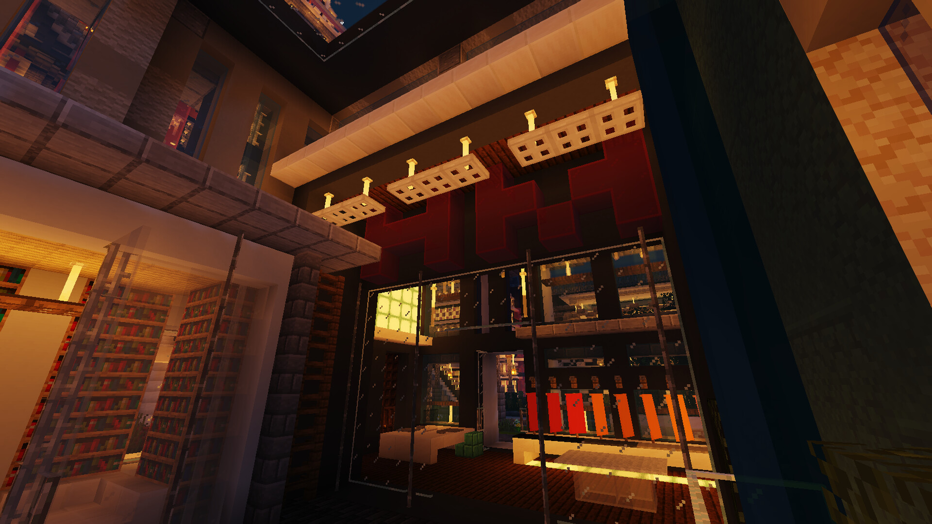 Neon District [Rim City] Cyberpunk preview! Minecraft Map