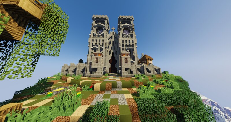 Cathédrale céleste Minecraft Map