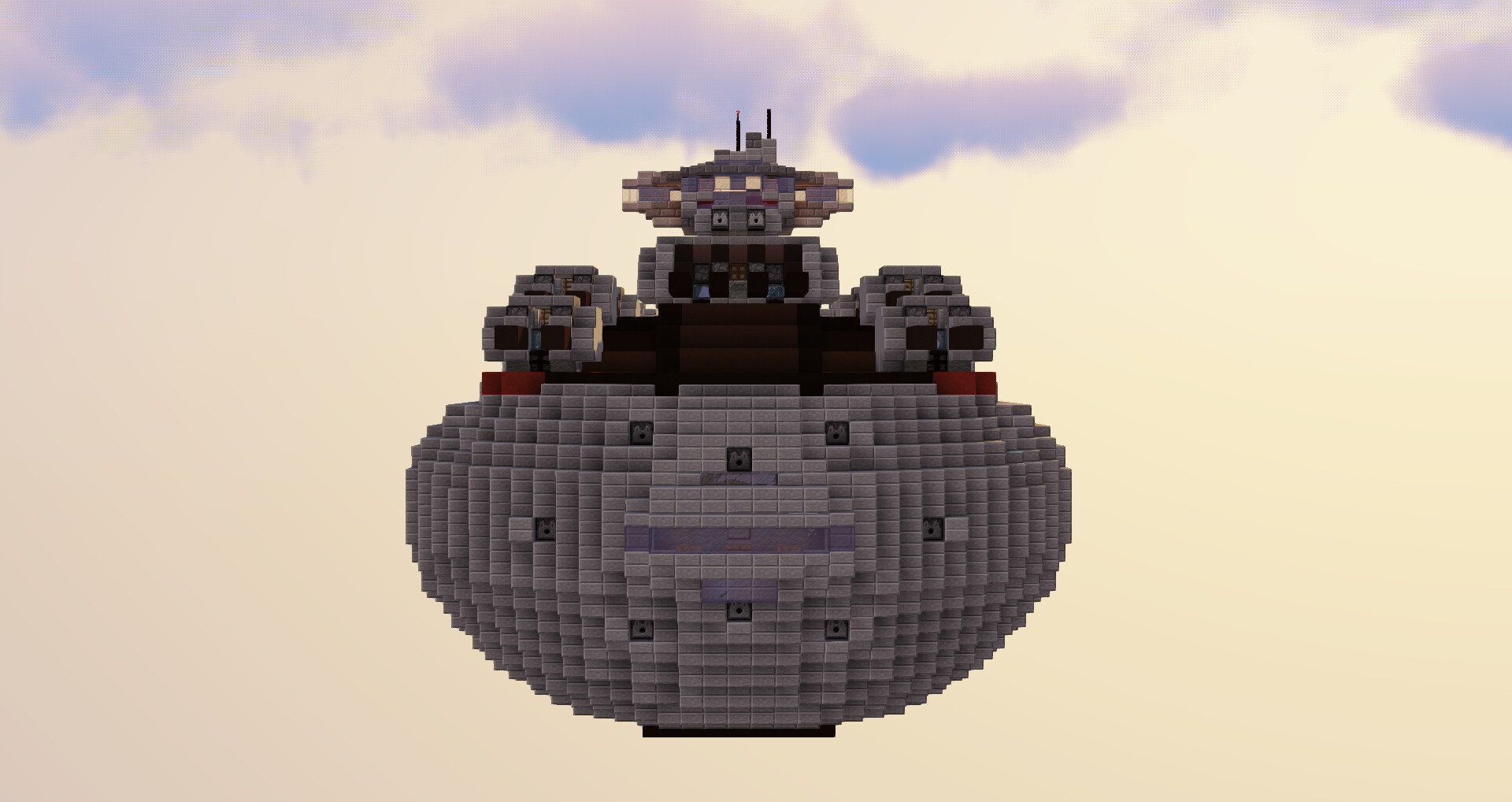 Refitted Goliath for movecraft [CANCELLED SUPER-HEAVY PROJECT] Minecraft Map