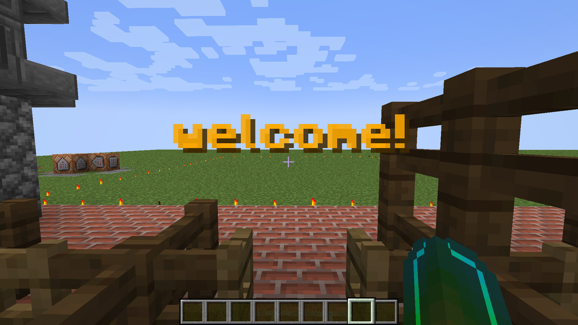 theme park entrance Minecraft Map