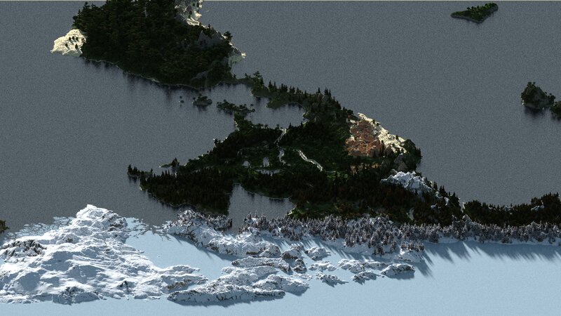 Earth map - cartoon style Minecraft Map