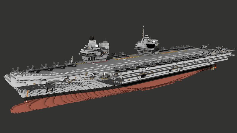 HMS QUEEN ELIZABETH - R08 Minecraft Map