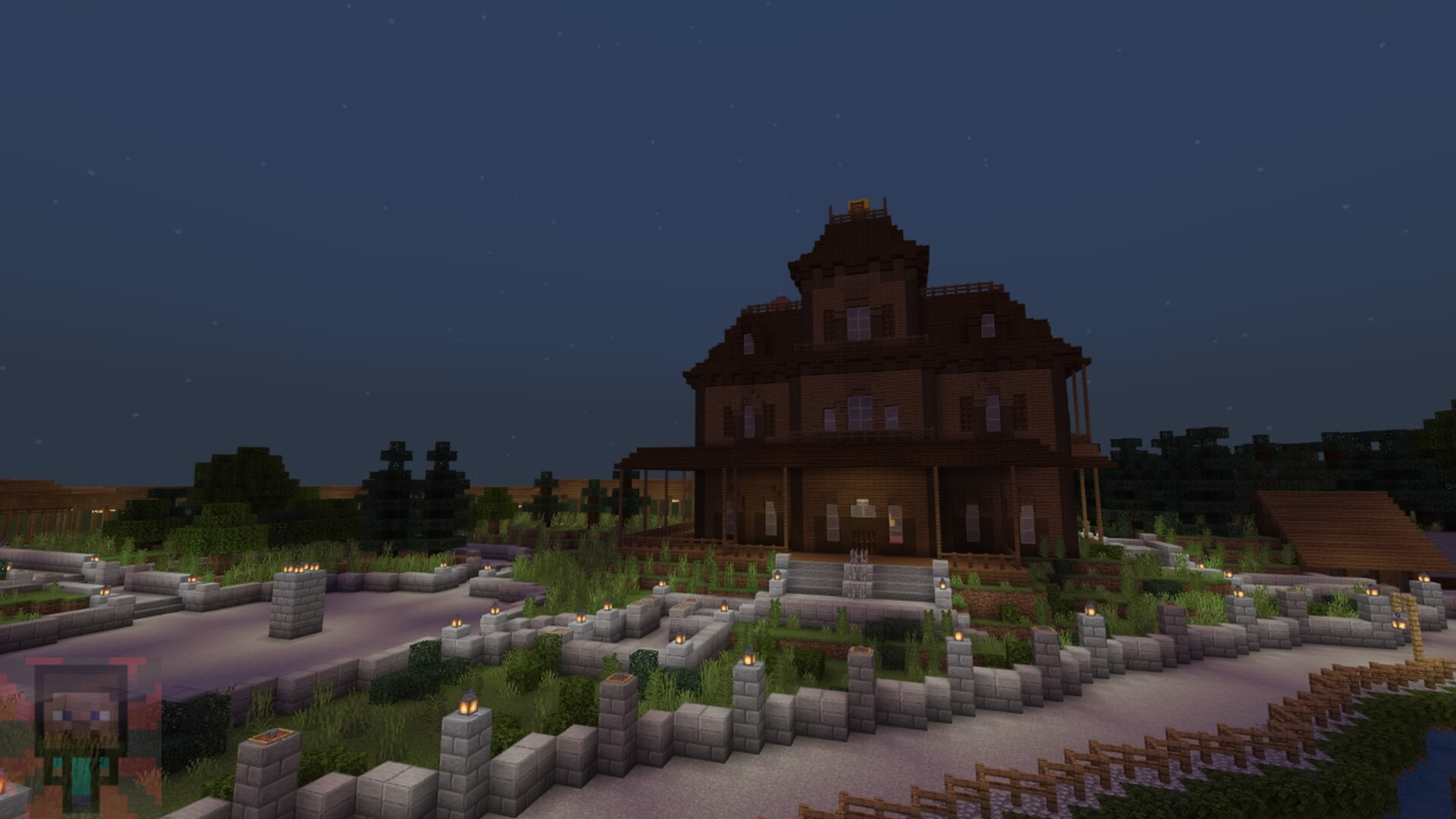 Phantom Manor from Disneyland Paris Minecraft Map