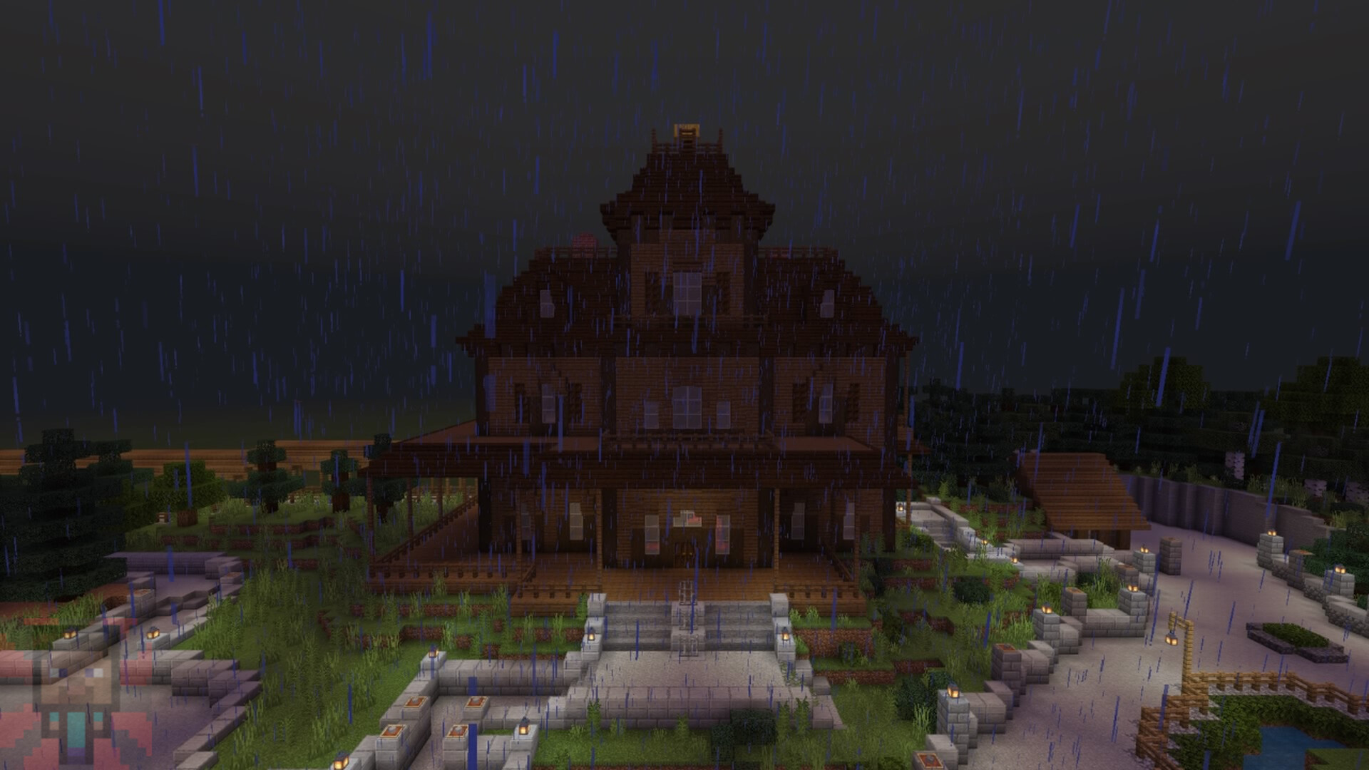 Phantom Manor from Disneyland Paris Minecraft Map
