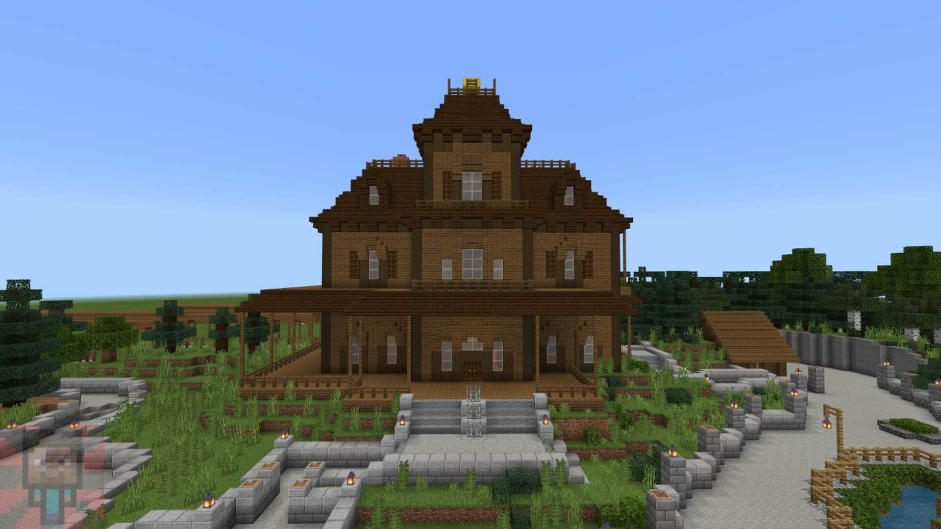 Phantom Manor from Disneyland Paris Minecraft Map