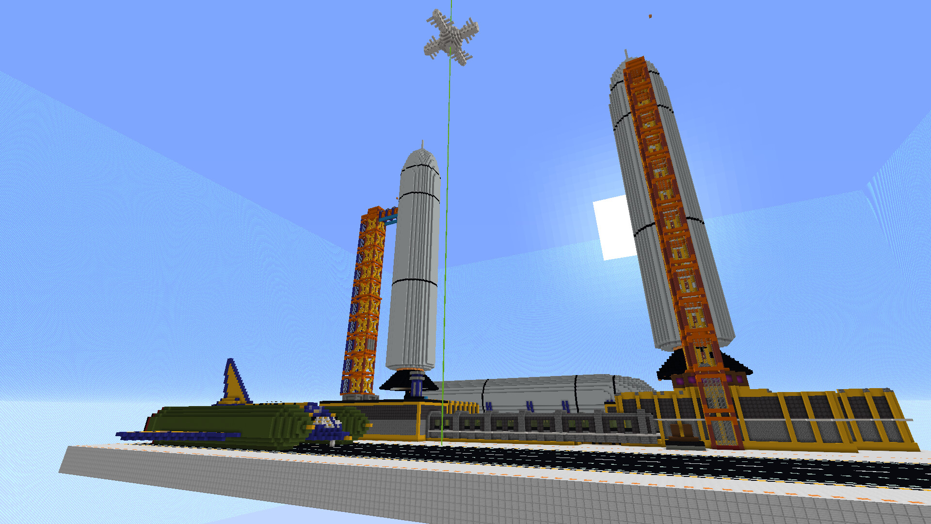 Skyworld Spawn BlockCanavral Minecraft Map