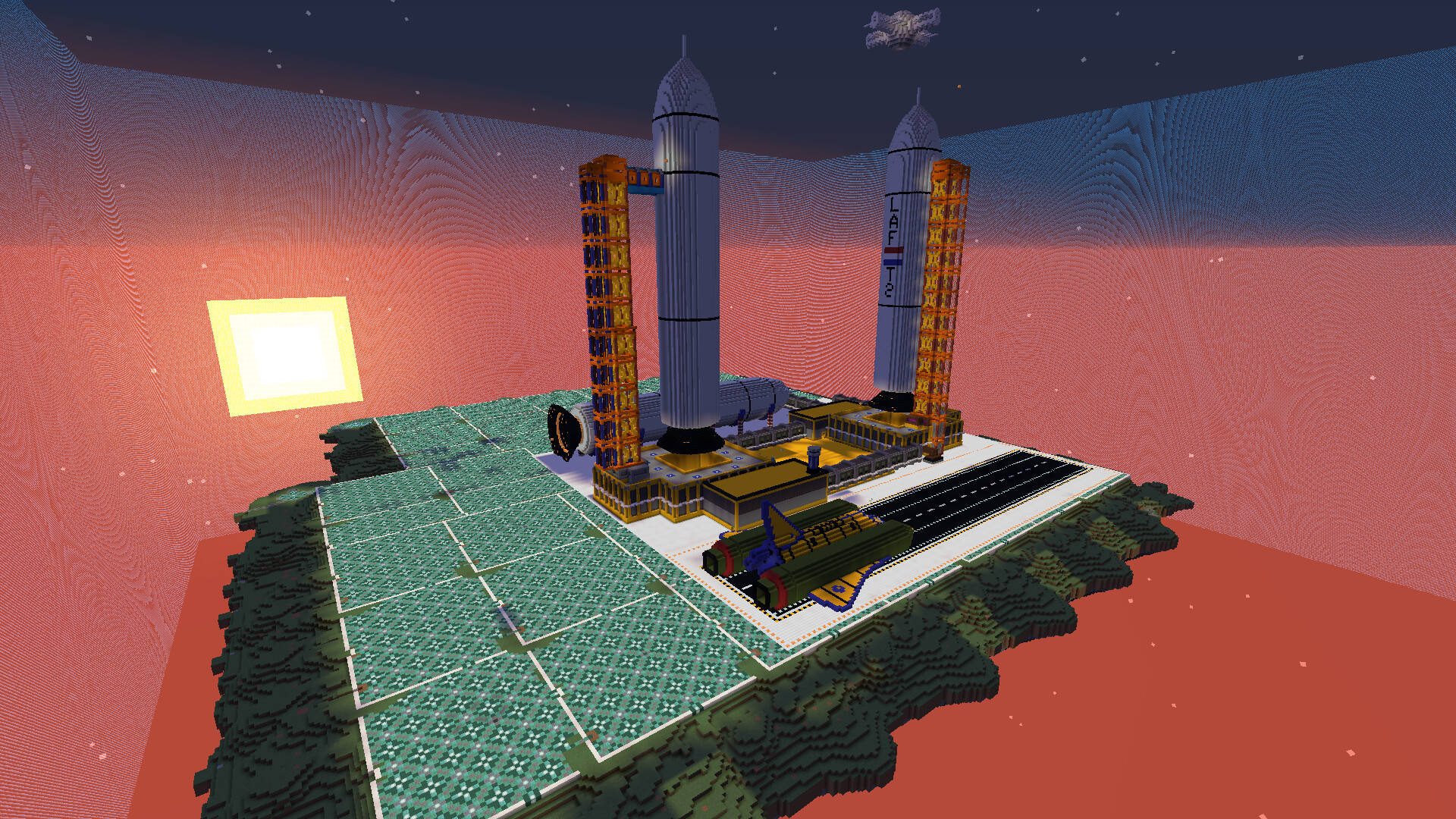 Skyworld Spawn BlockCanavral Minecraft Map