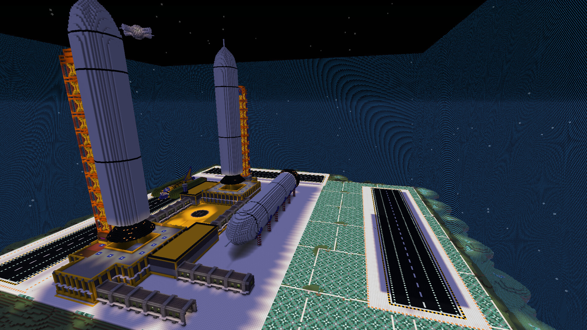 Skyworld Spawn BlockCanavral Minecraft Map