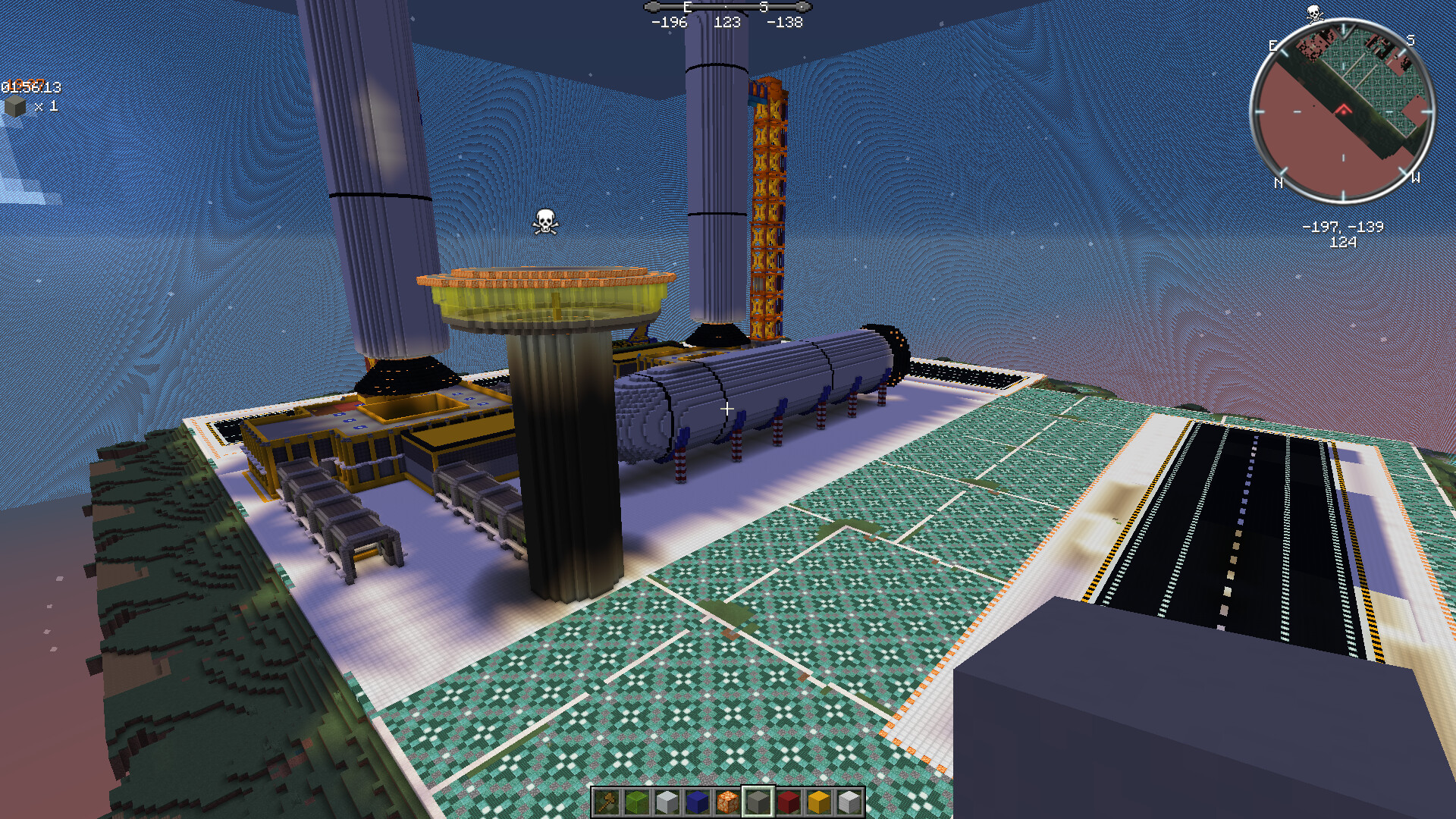 Skyworld Spawn BlockCanavral Minecraft Map