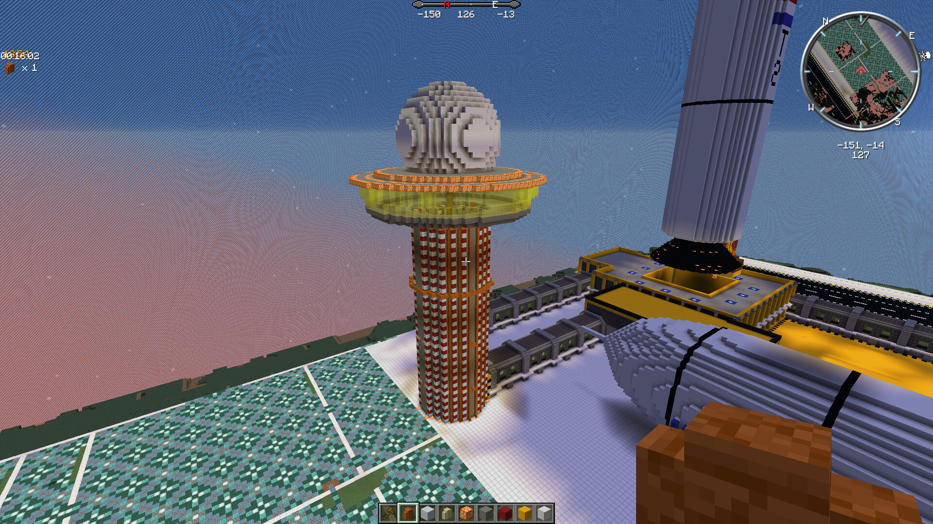 Skyworld Spawn BlockCanavral Minecraft Map