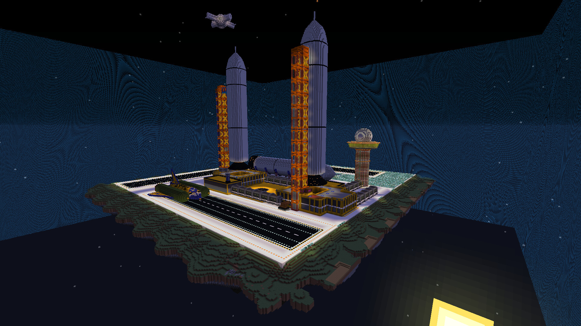 Skyworld Spawn BlockCanavral Minecraft Map