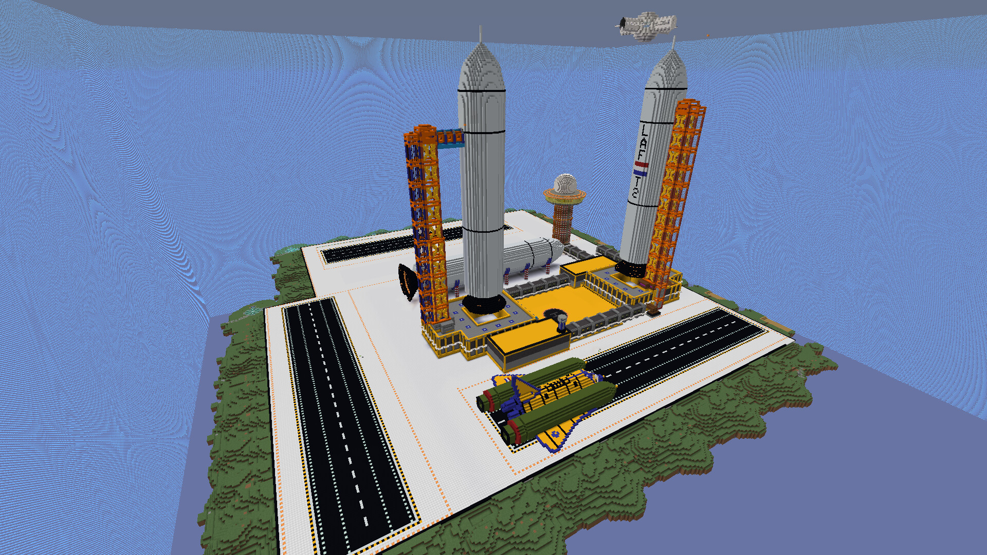 Skyworld Spawn BlockCanavral Minecraft Map