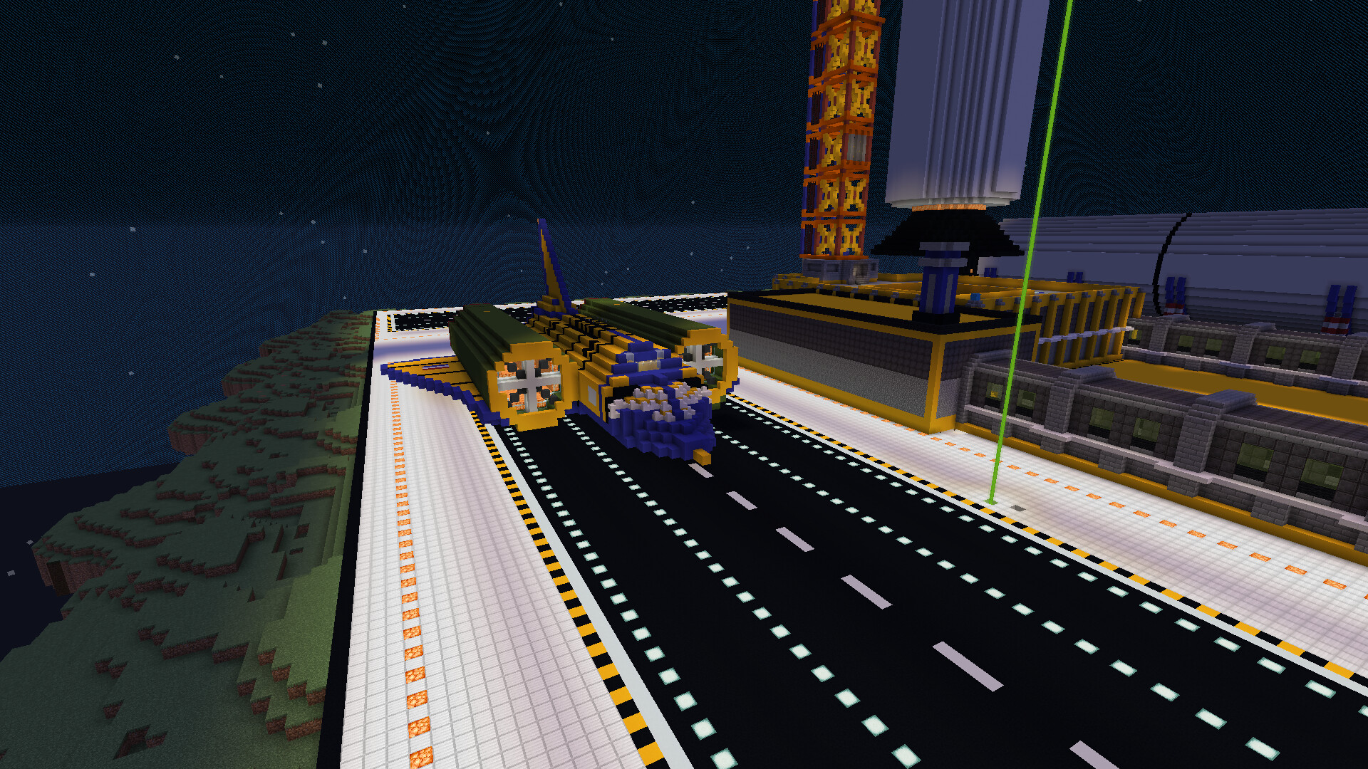 Skyworld Spawn BlockCanavral Minecraft Map