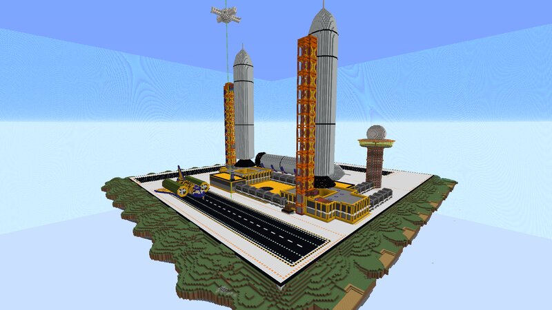 Skyworld Spawn BlockCanavral Minecraft Map