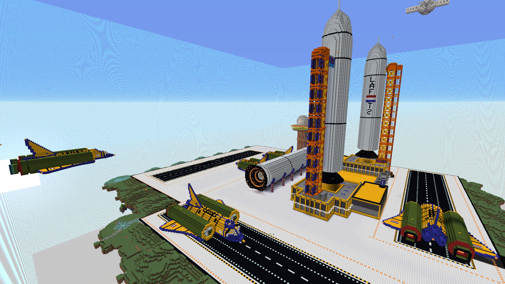 Skyworld Spawn BlockCanavral Minecraft Map