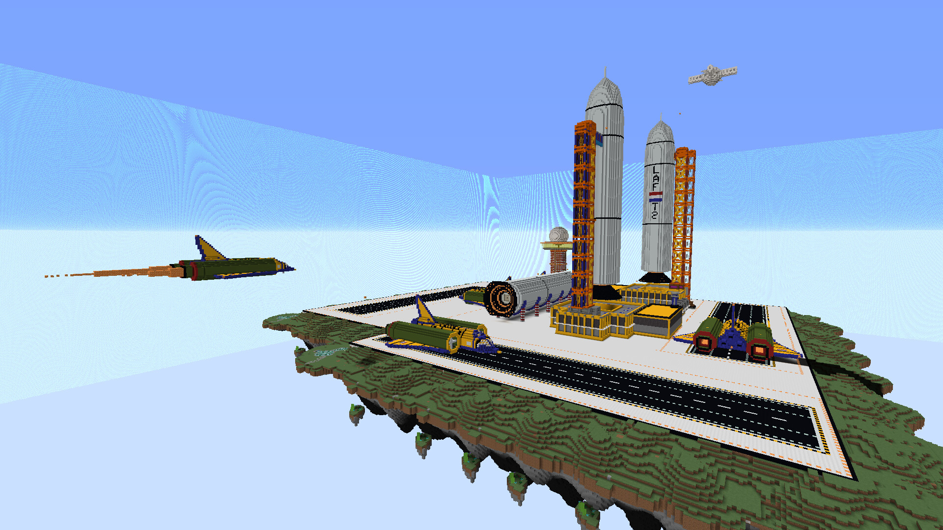 Skyworld Spawn BlockCanavral Minecraft Map