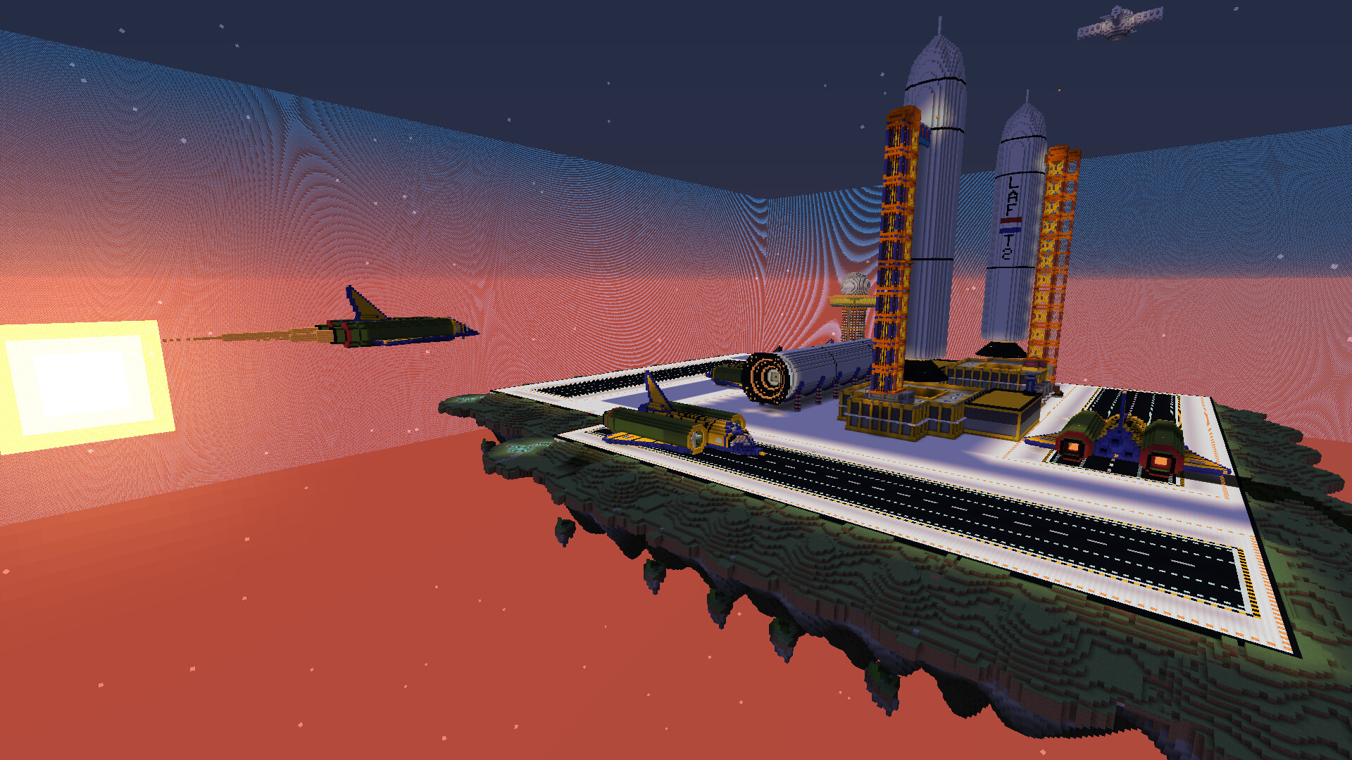 Skyworld Spawn BlockCanavral Minecraft Map