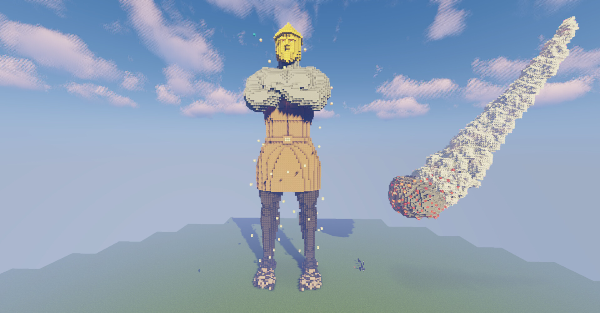 Daniel 2 Statue Minecraft Map