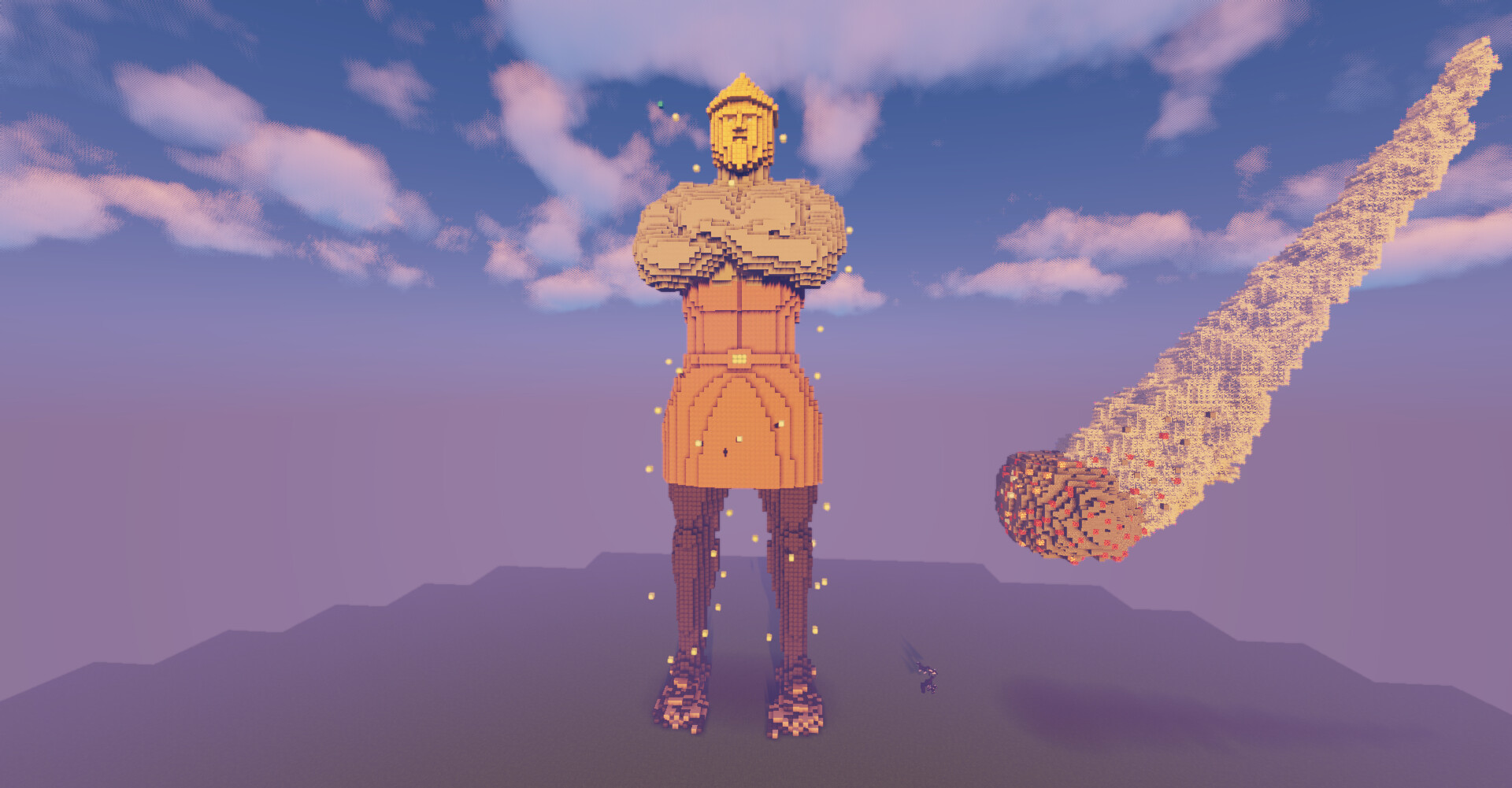 Daniel 2 Statue Minecraft Map