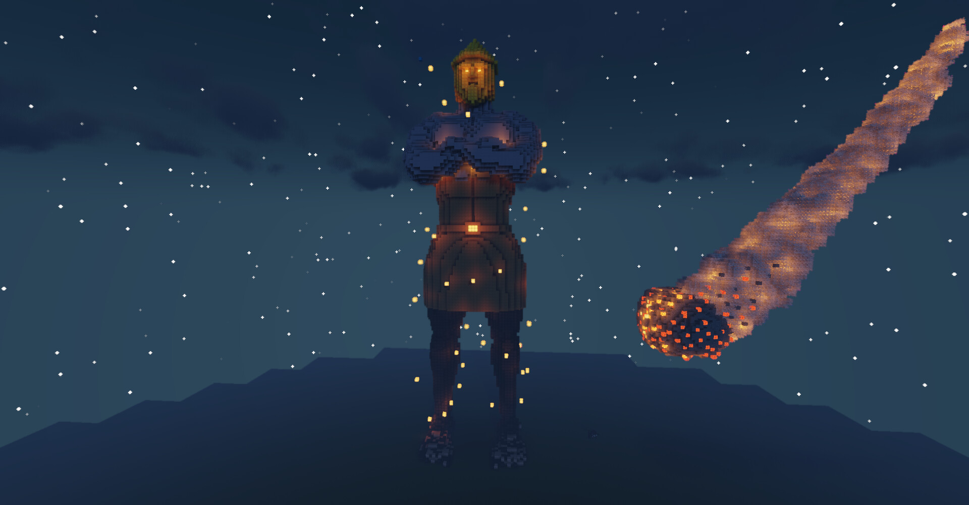 Daniel 2 Statue Minecraft Map