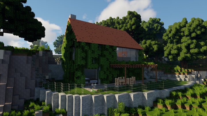 Le Bush - Modern House + Cinematic Video! Minecraft Map