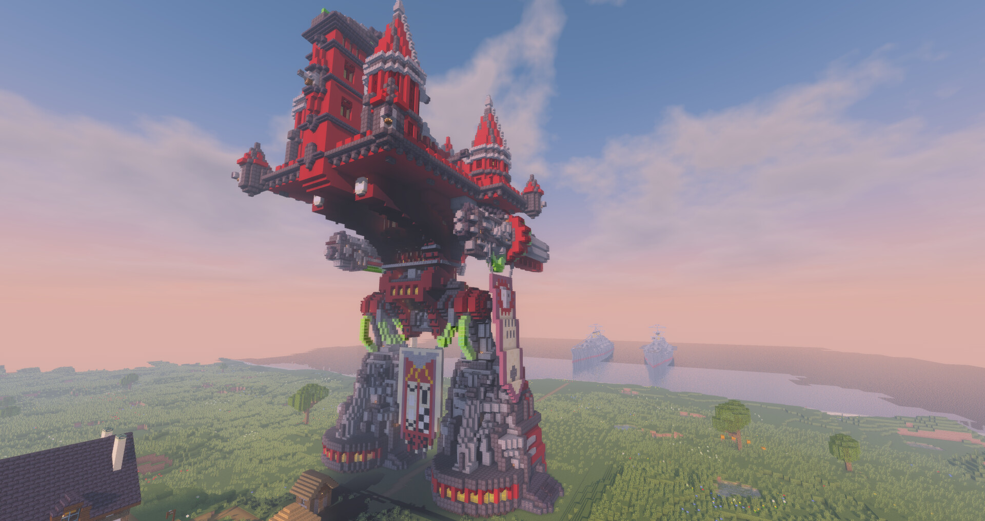 Warhammer 40k Imperator Titan Minecraft Map