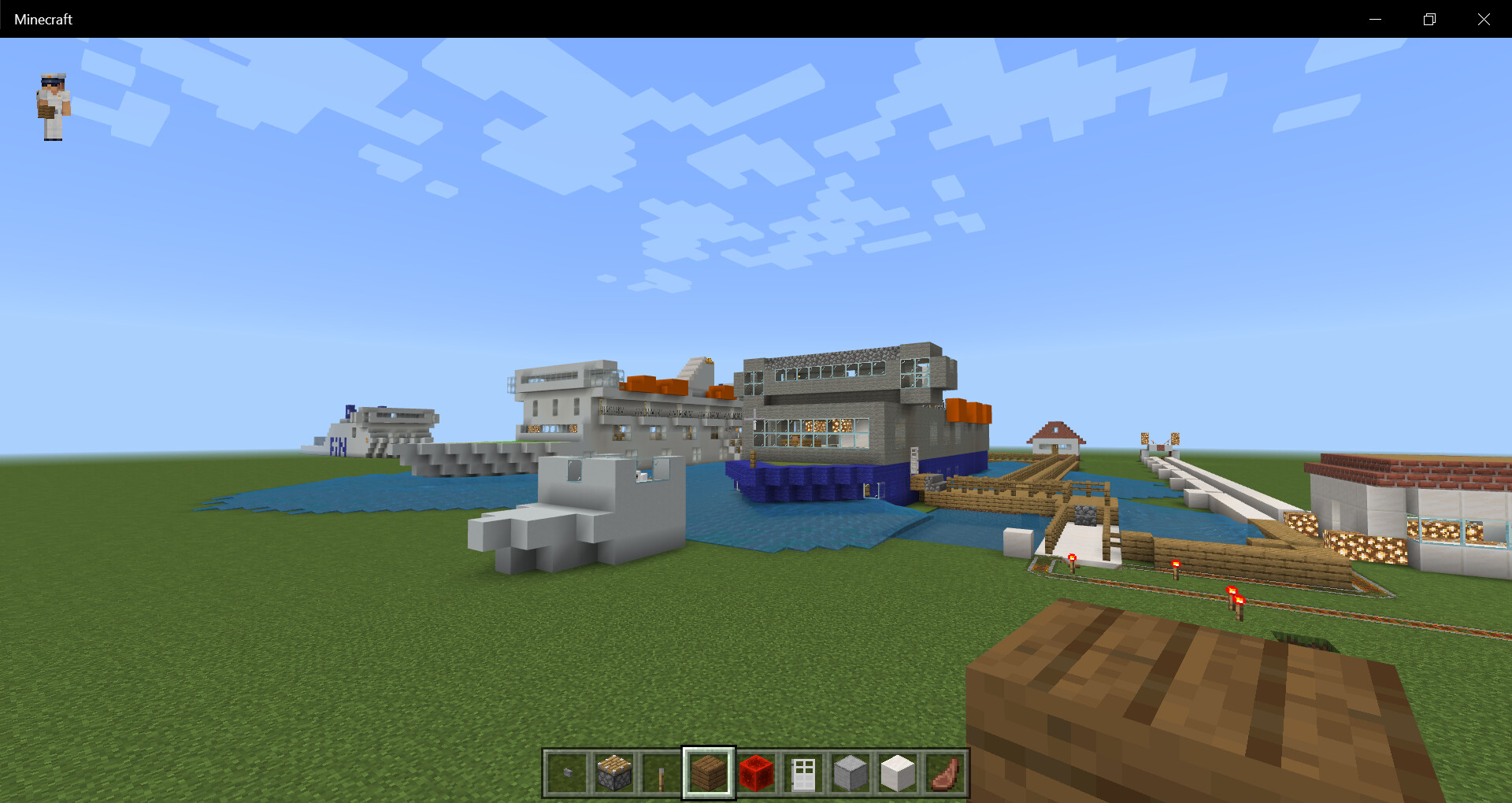 ferry terminal + hotel Minecraft Map