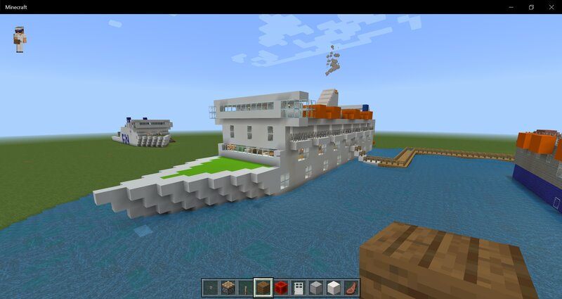 ferry terminal + hotel Minecraft Map
