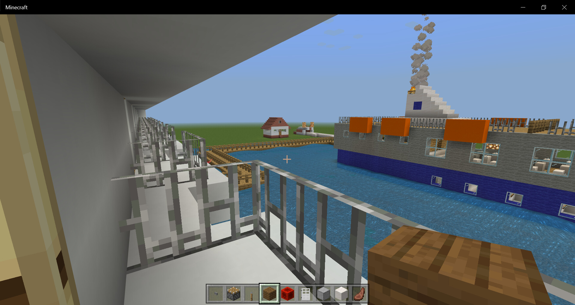 ferry terminal + hotel Minecraft Map