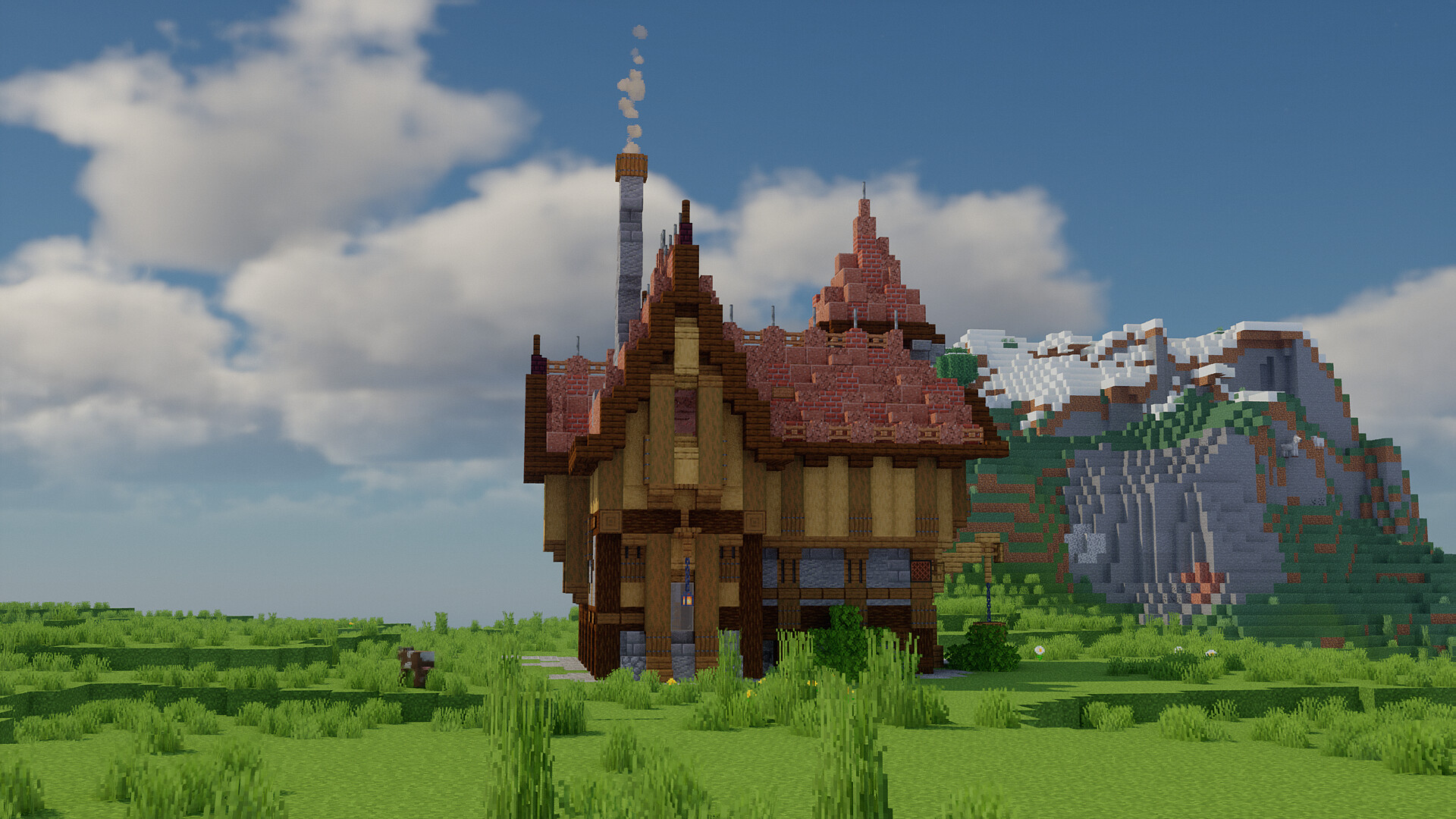 Medieval contry side house Minecraft Map
