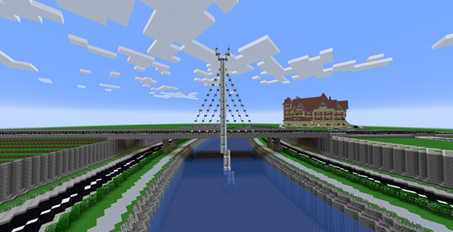 Modern Bridge Minecraft Map