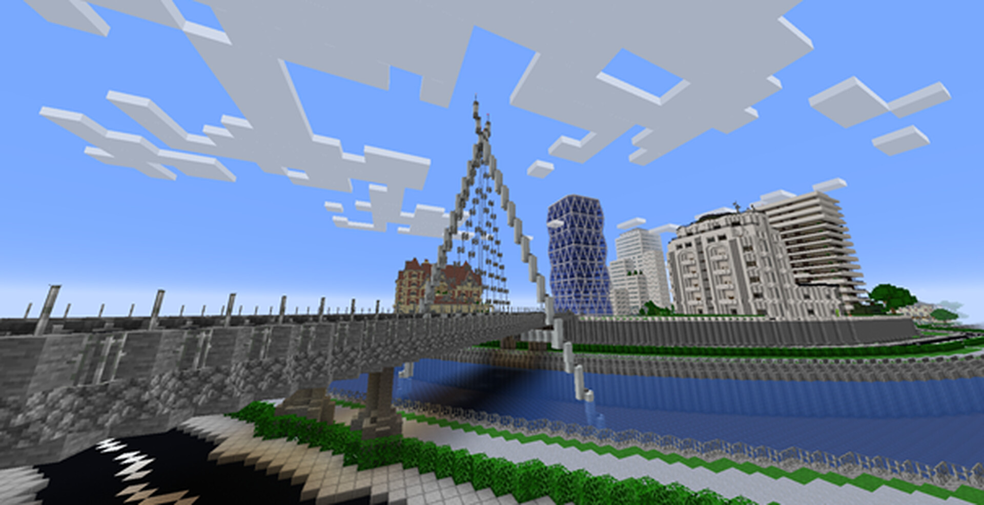 Modern Bridge Minecraft Map
