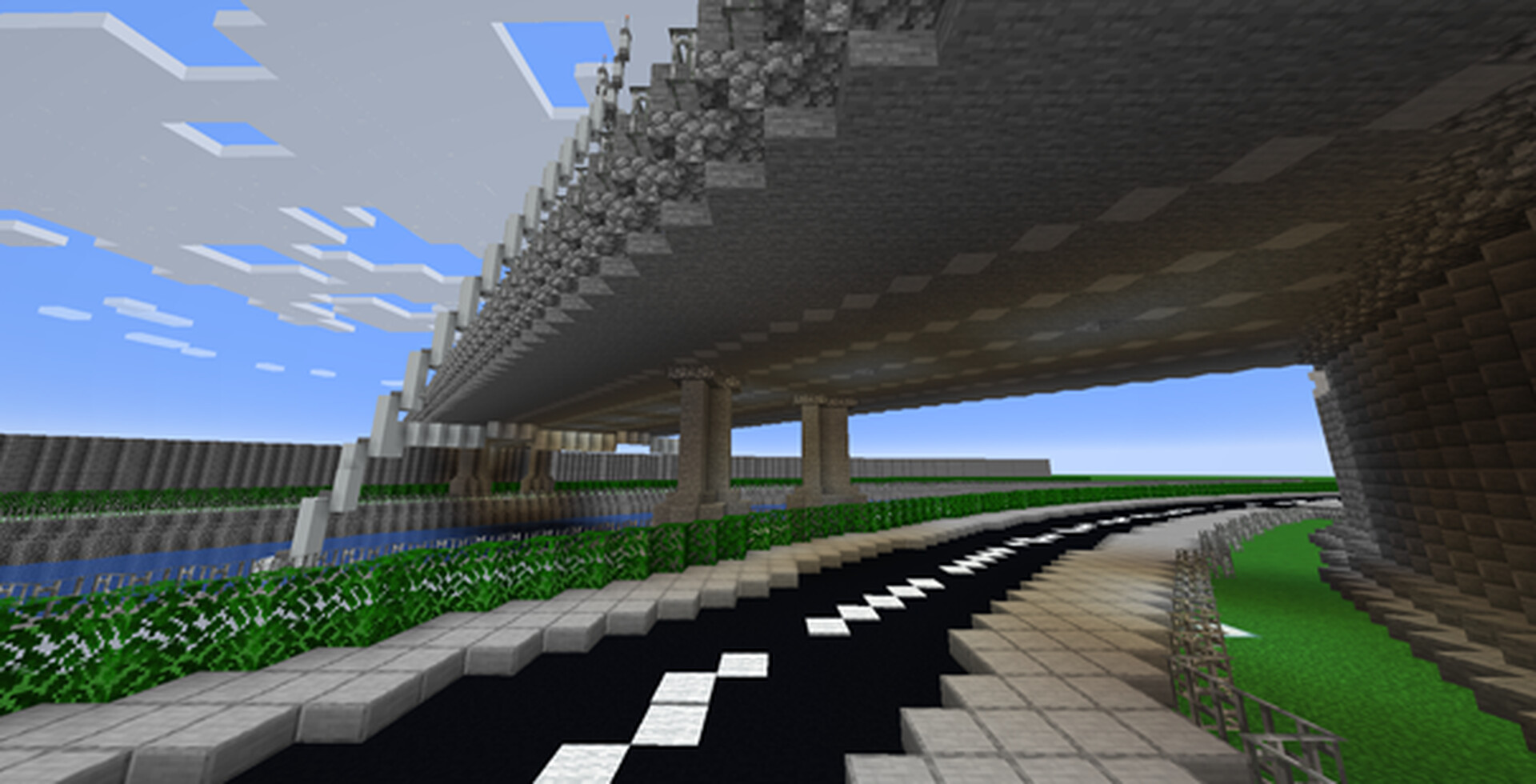 Modern Bridge Minecraft Map
