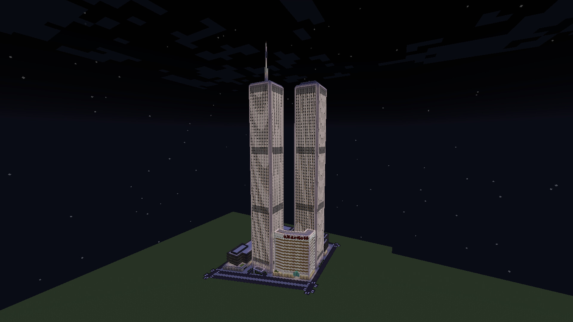 Original New York City World Trade Center Complex Minecraft Map