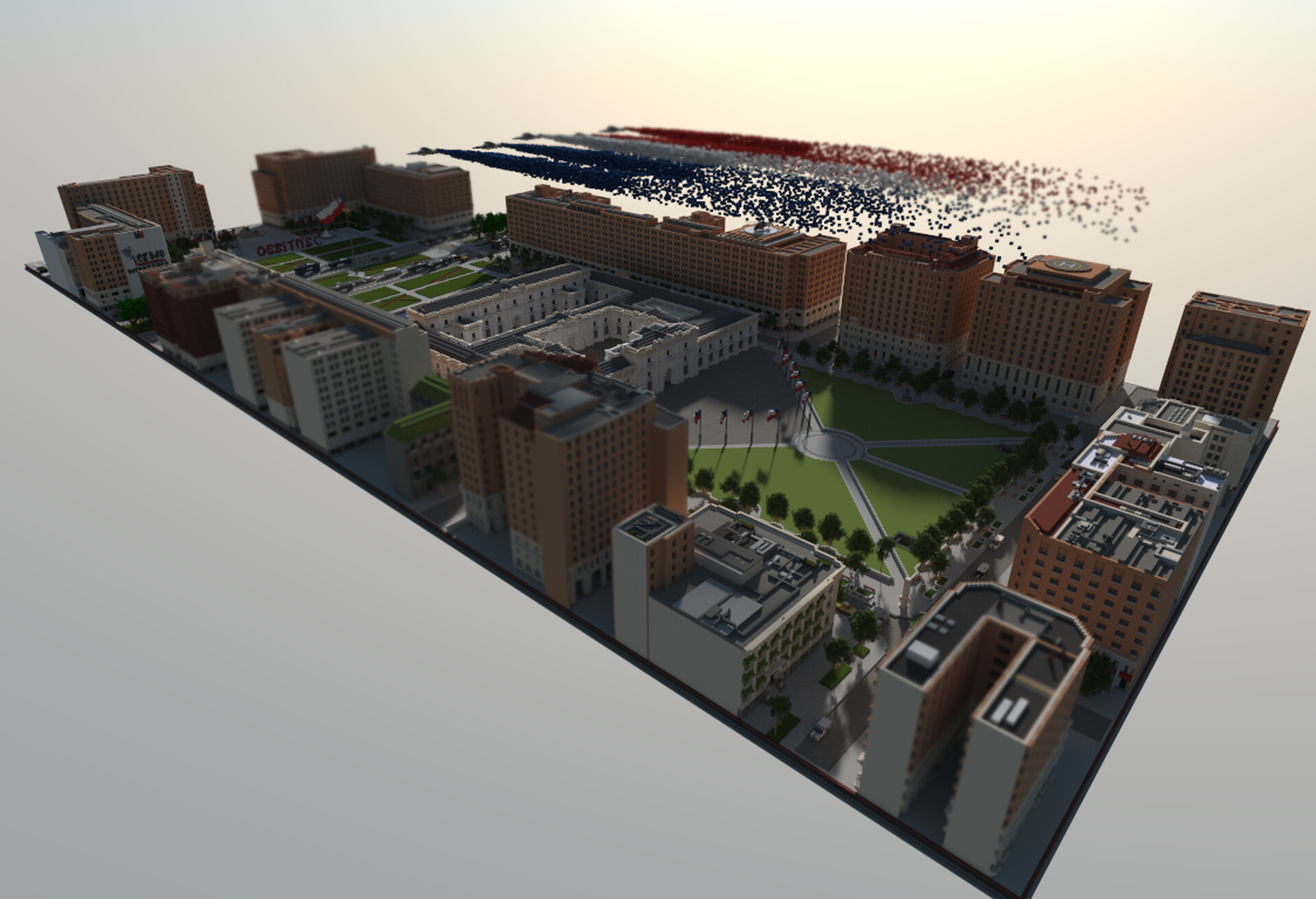 Palacio La Moneda. Santiago de Chile Minecraft Map