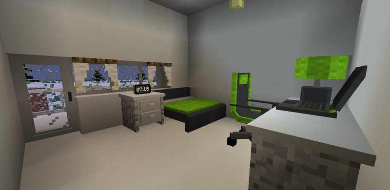 Modern House Map (1.12.2) (MODDED) Minecraft Map