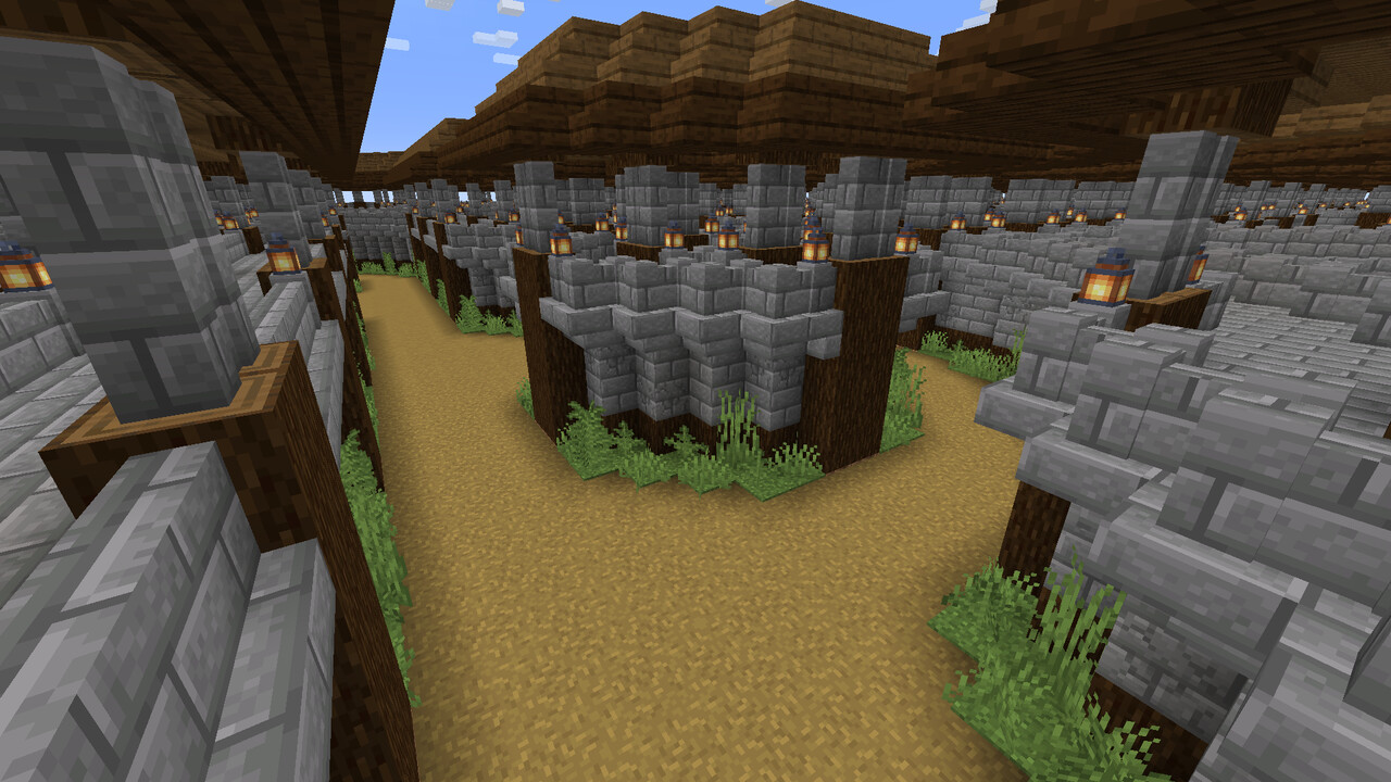 Fortress Maze - An entry for the Maze Buildling Contest Minecraft Map