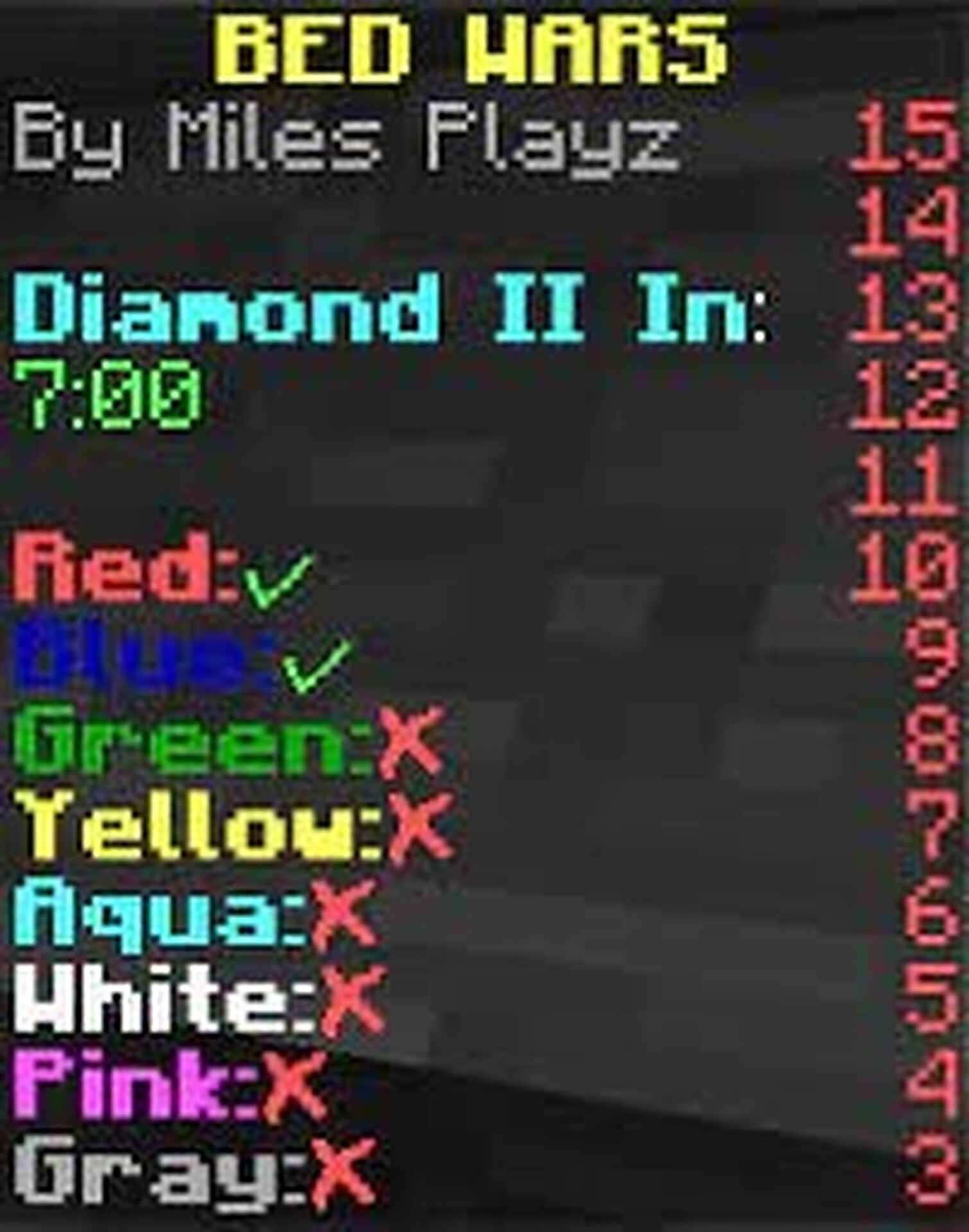 A WORKING BEDWARS MAP BY MINECRAFT WORLDER Minecraft Map