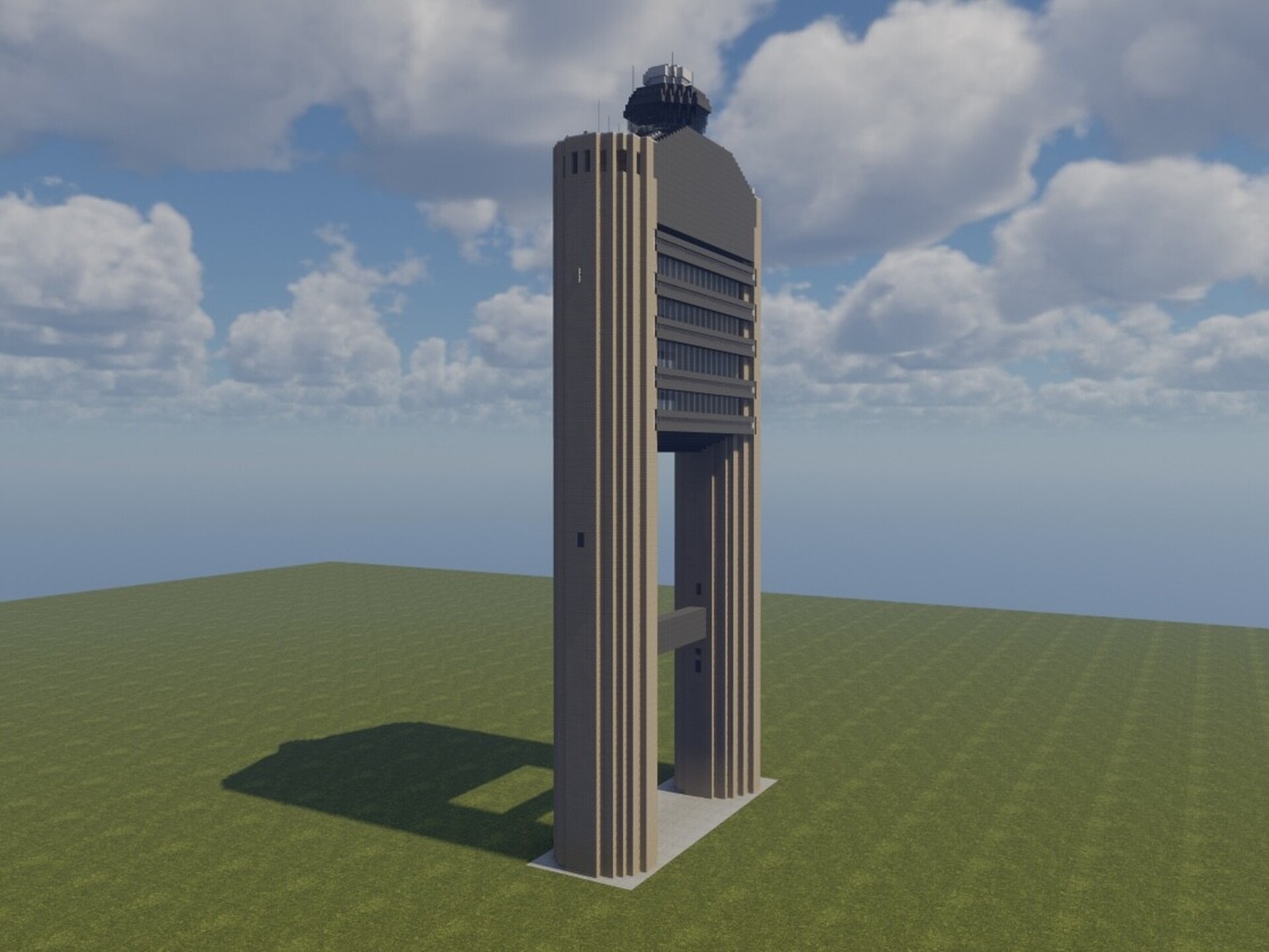 Boston Logan Int’l Airport Air Traffic Control Tower // BMC Minecraft Map